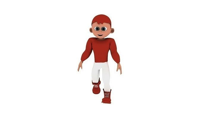 3D model Boy Kid Rigged Maya VR / AR / low-poly | CGTrader