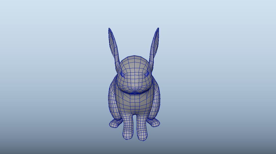 3D model Rabbit Animated VFX Grace Low-poly VR / AR / low-poly | CGTrader
