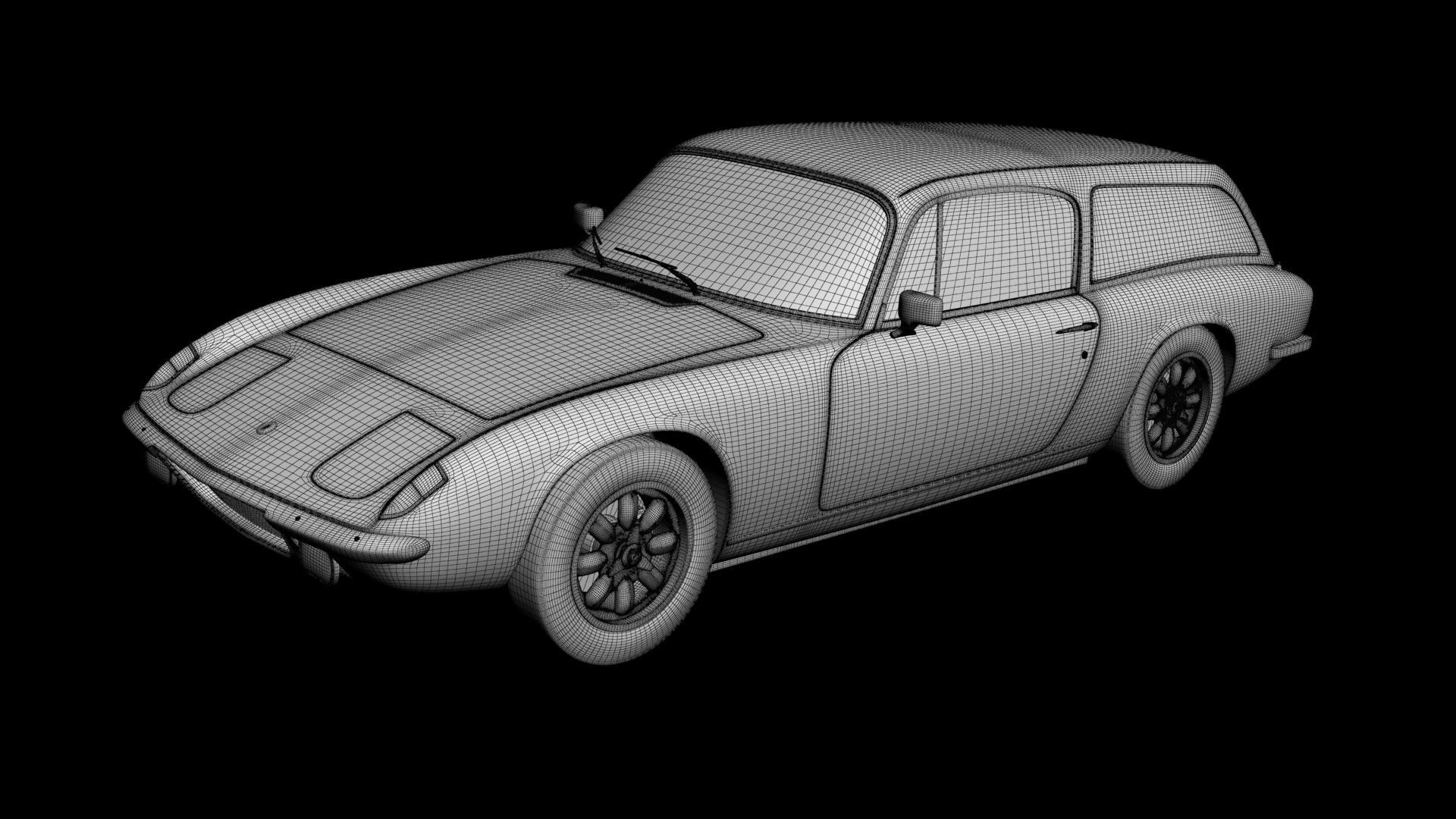 Lotus Elan Plus2 Shooting Brake 3D model | CGTrader