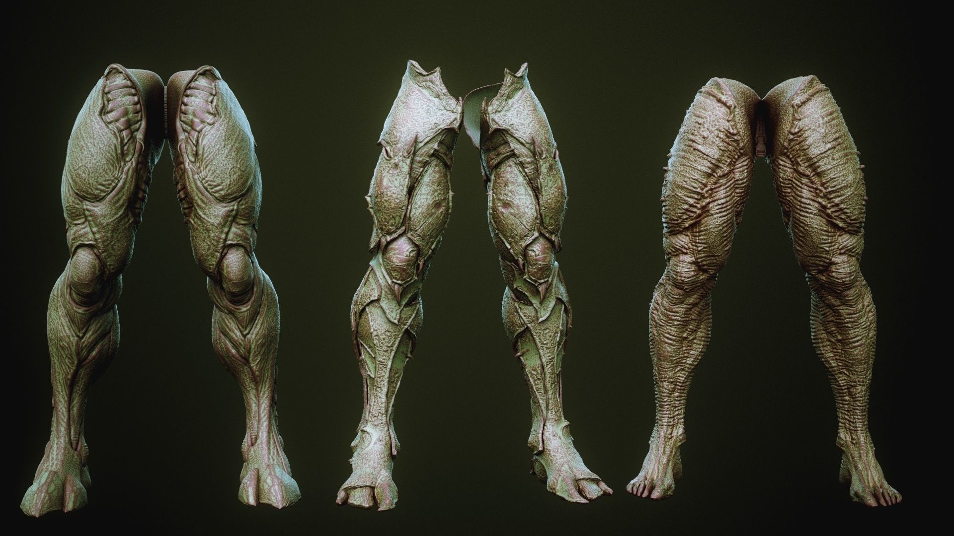 DEMON part four 40 Legs with Blendshapes 3D model | CGTrader