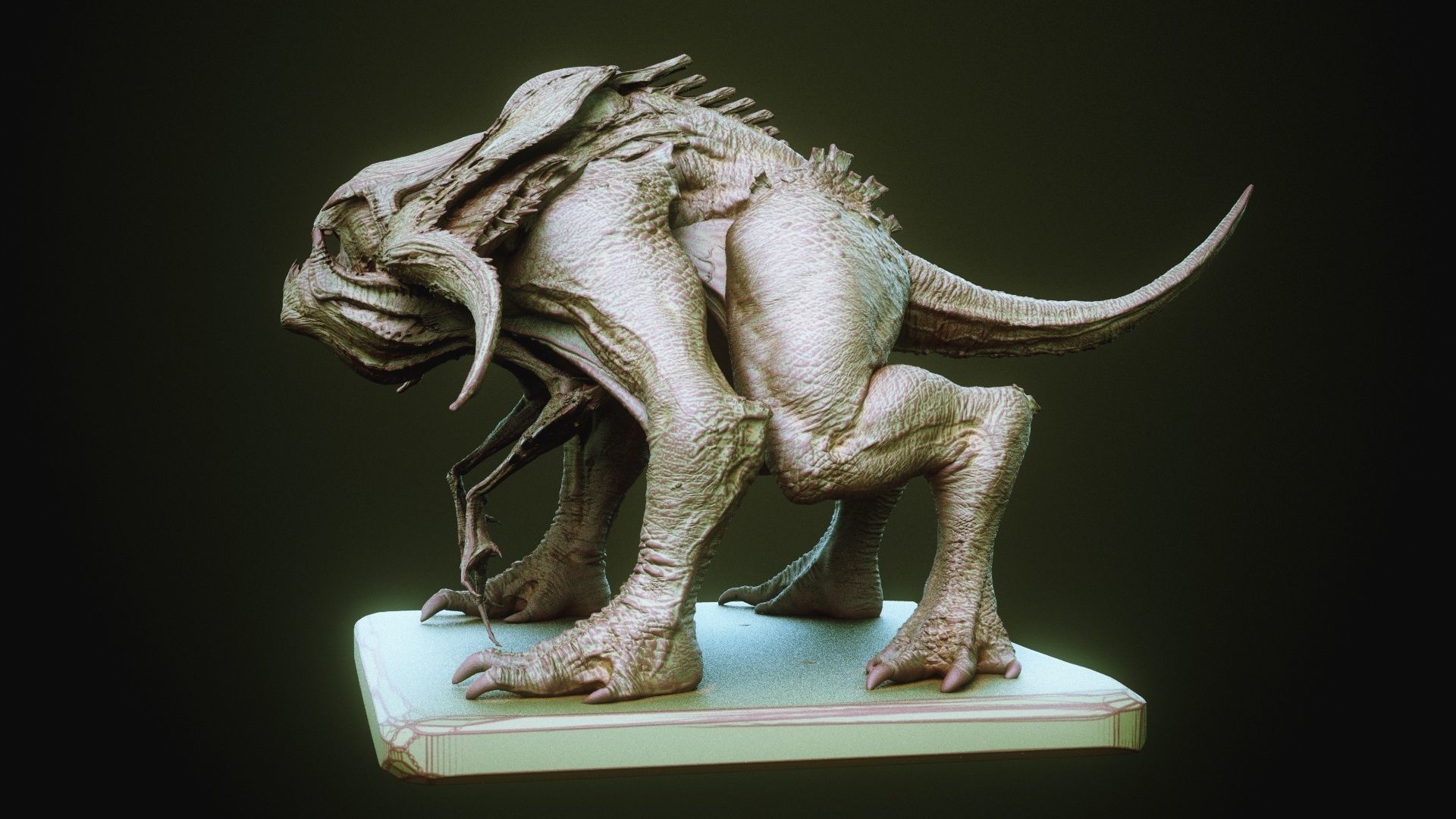 DEMON part four 40 Legs with Blendshapes 3D model | CGTrader