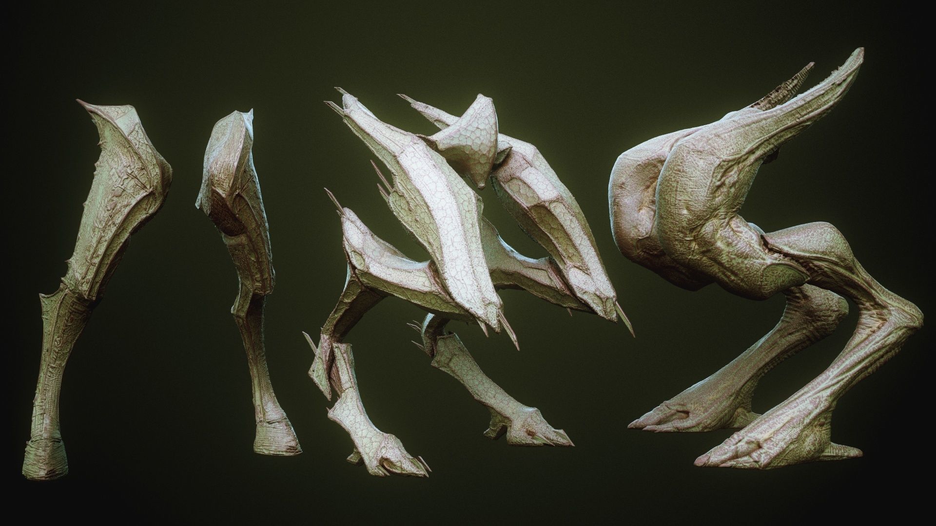 DEMON part four 40 Legs with Blendshapes 3D model | CGTrader