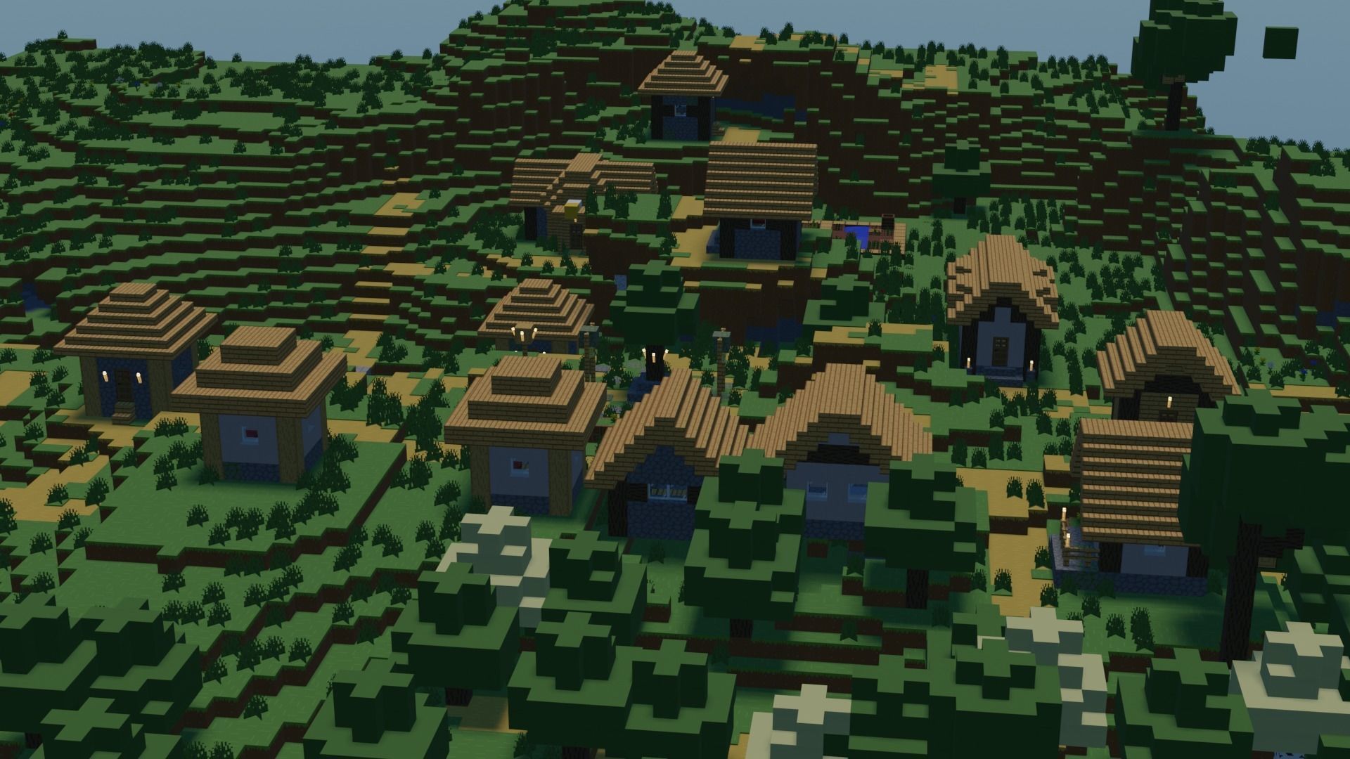 minecraft village 3D model | CGTrader