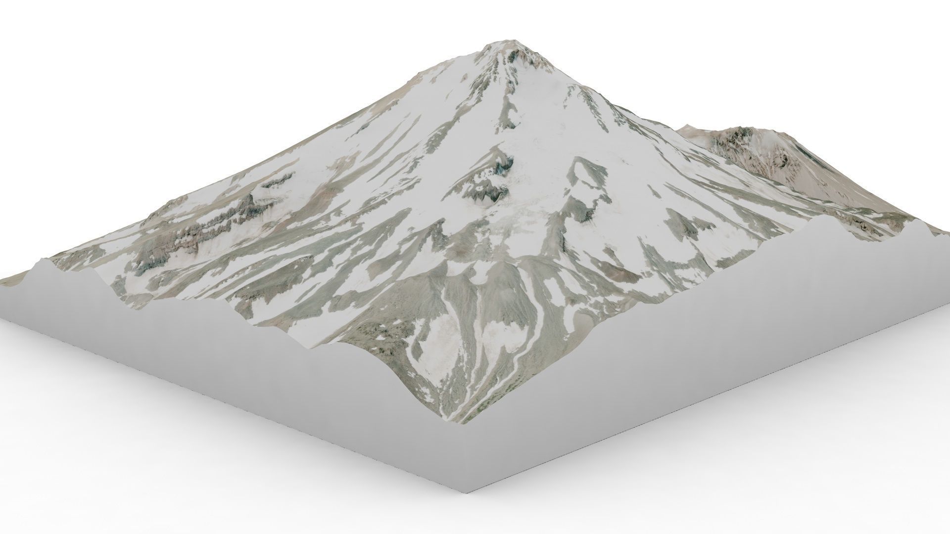 Mount Shasta 3D model | CGTrader