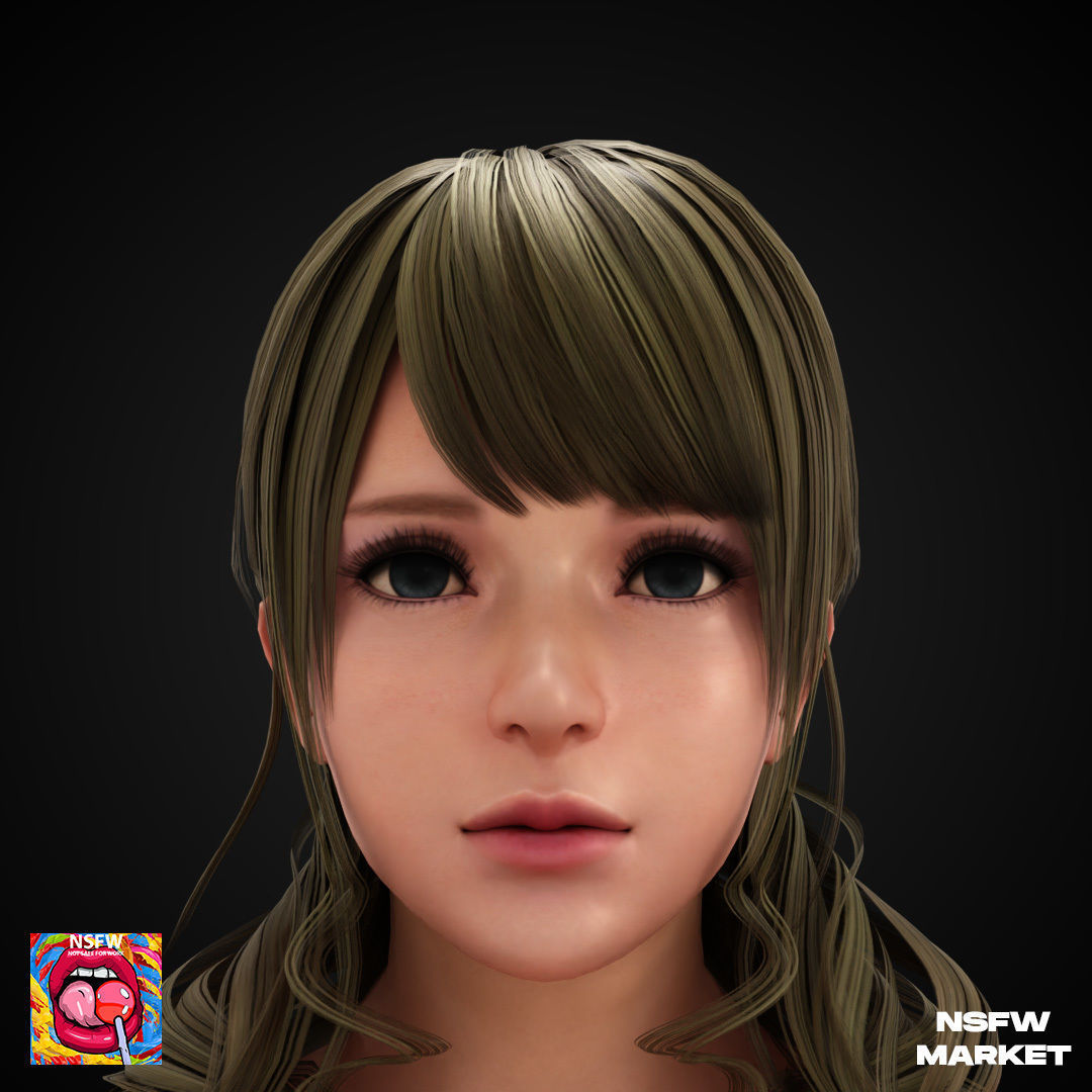 3D model EXCLUSIVE EDITION RIGGED CHARACTER MONICA - BODYSUIT VR / AR ...