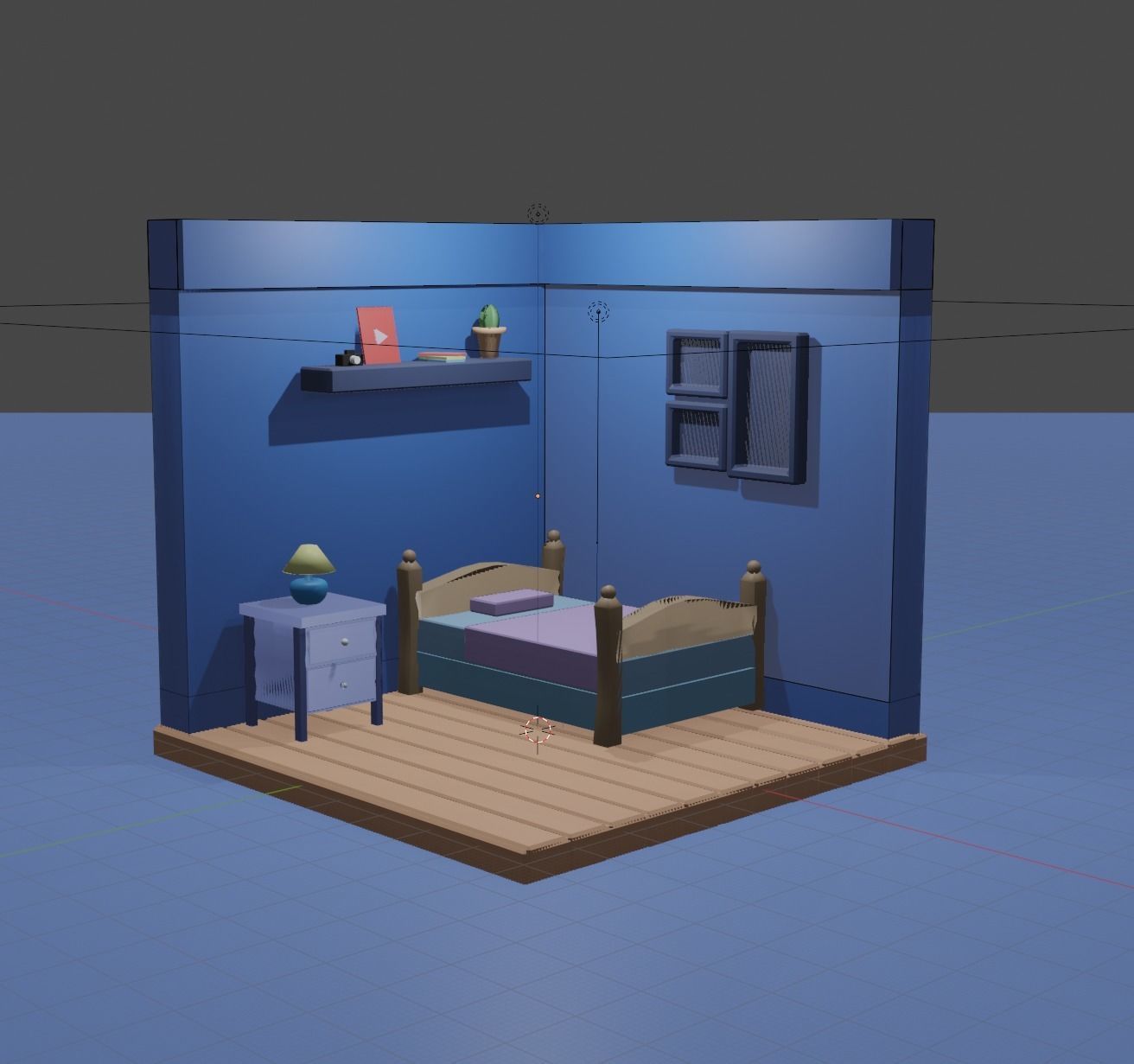 isometric room model 3D model | CGTrader