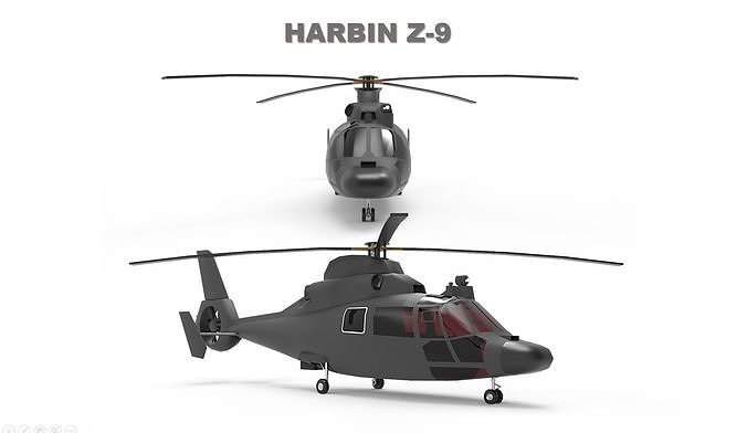 Harbin Z 9 Helicopter 3D model | CGTrader