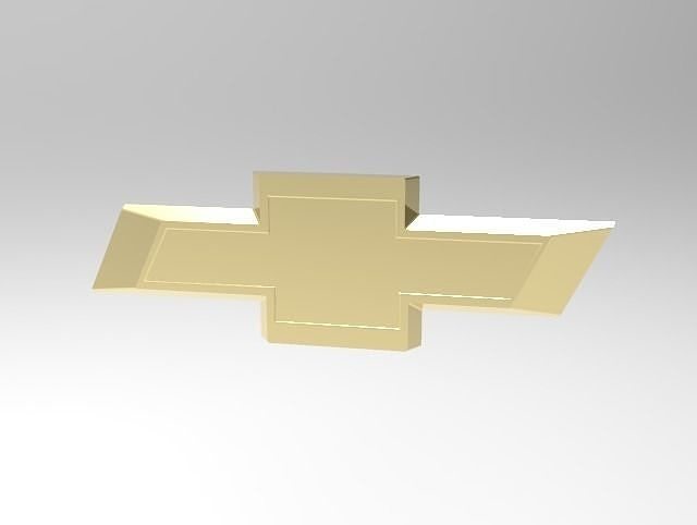 chevrolet logo 3D model 3D printable | CGTrader