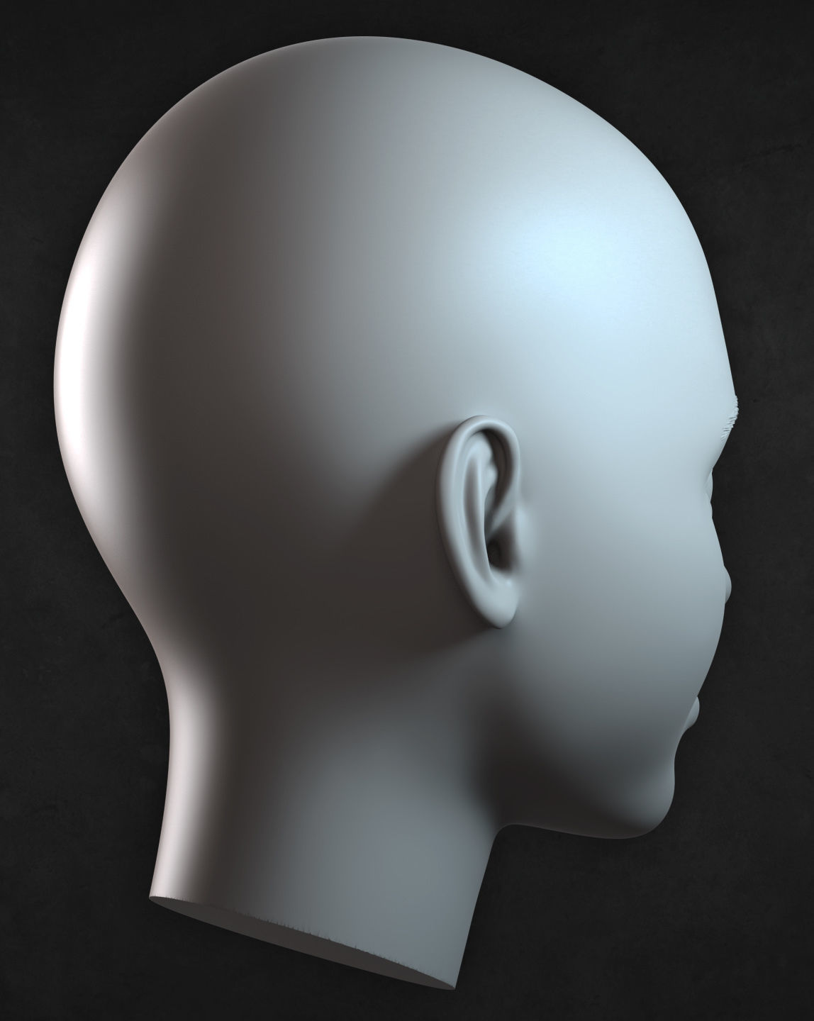 M3gan doll head 3D model 3D printable | CGTrader