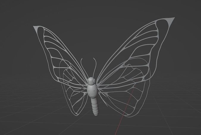 Mechanical butterfly 3D model | CGTrader