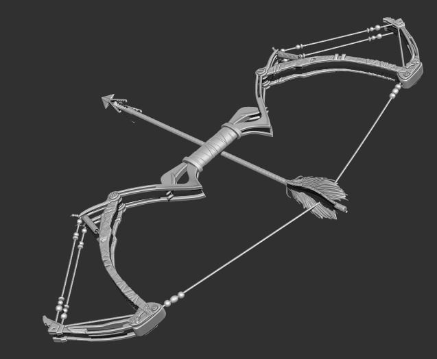 ALOY BOW - HORIZON ZERO DAWN - HIGH POLY 3D model 3D printable | CGTrader