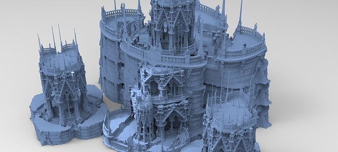 Ancient Greek Ruins Ocean 3D model | CGTrader