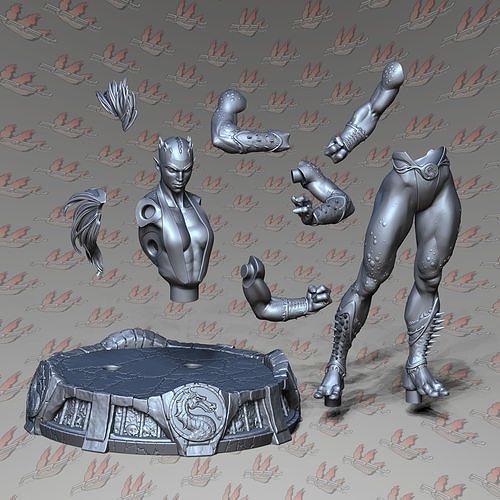SHEEVA 1-10 SCALE PRESUPPORTED 3D model 3D printable | CGTrader