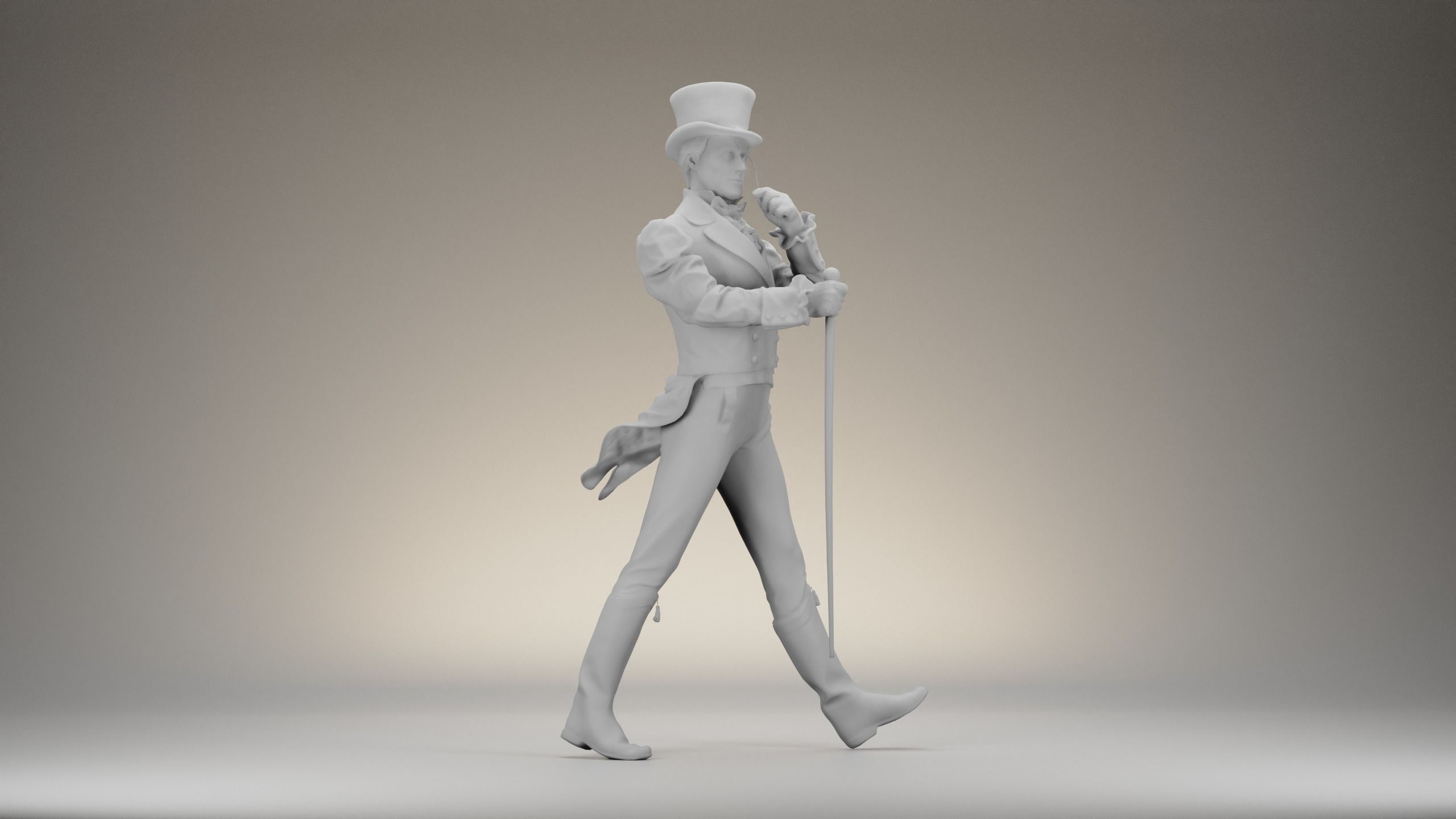 Johnnie Walker Character 3D Model 3D model | CGTrader