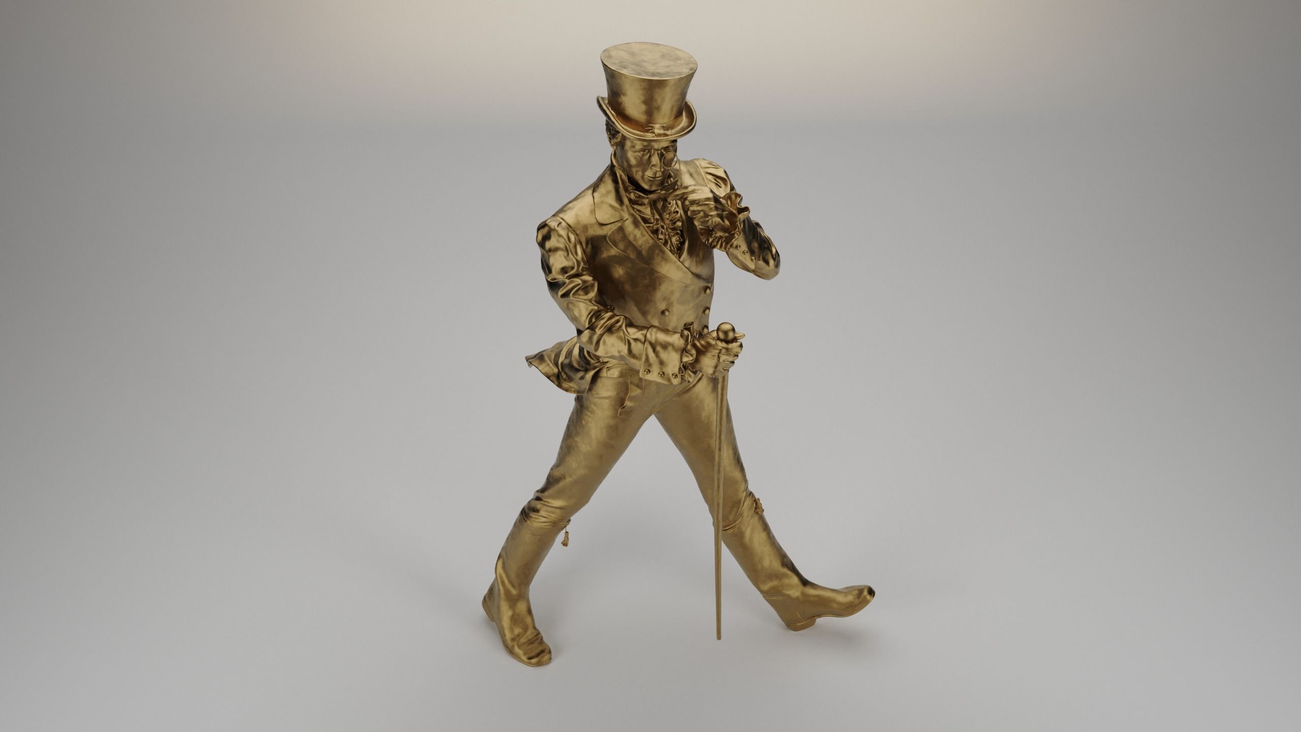 Johnnie Walker Character 3D Model 3D model | CGTrader