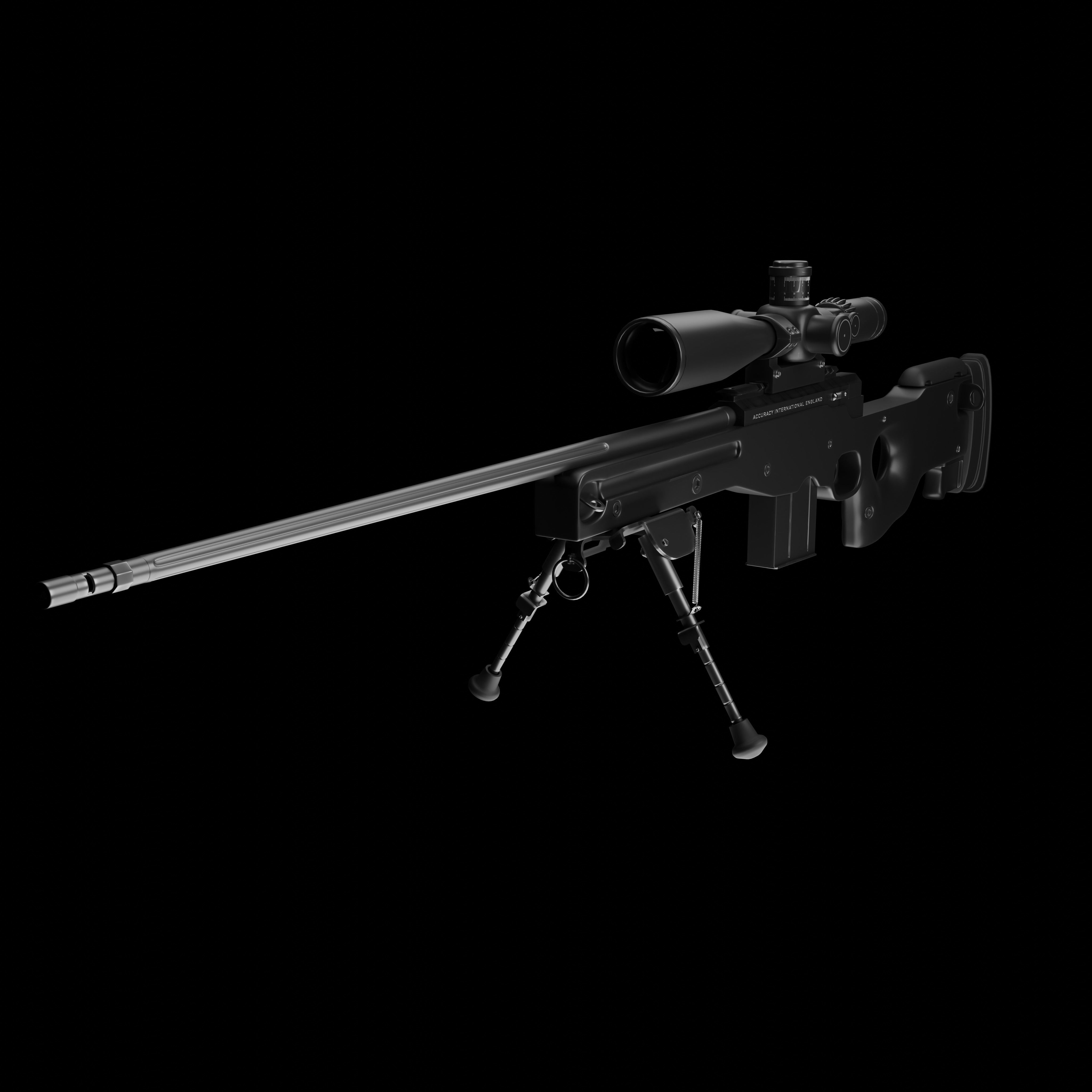 3D model Sniper Rifle VR / AR / low-poly | CGTrader