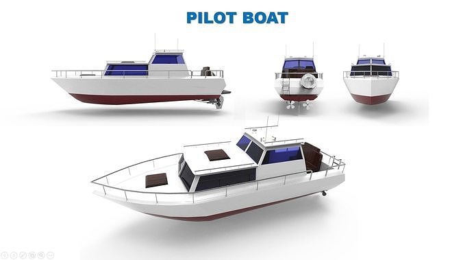 Pilot boat 3D model | CGTrader