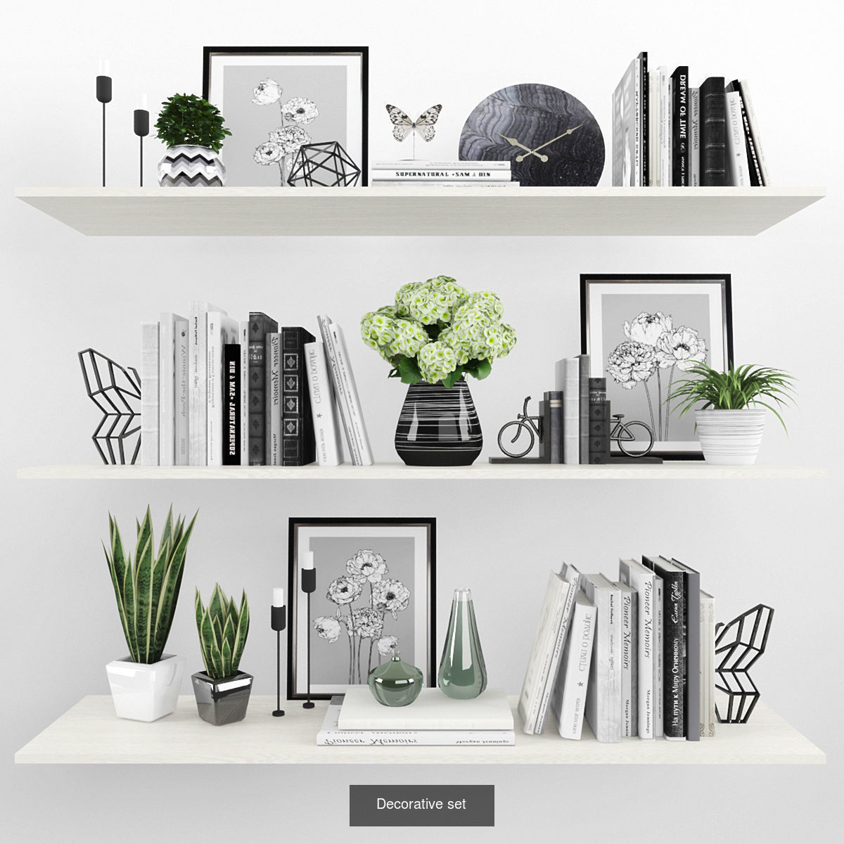 Collection of Decorative sets- 20 sets | CGTrader