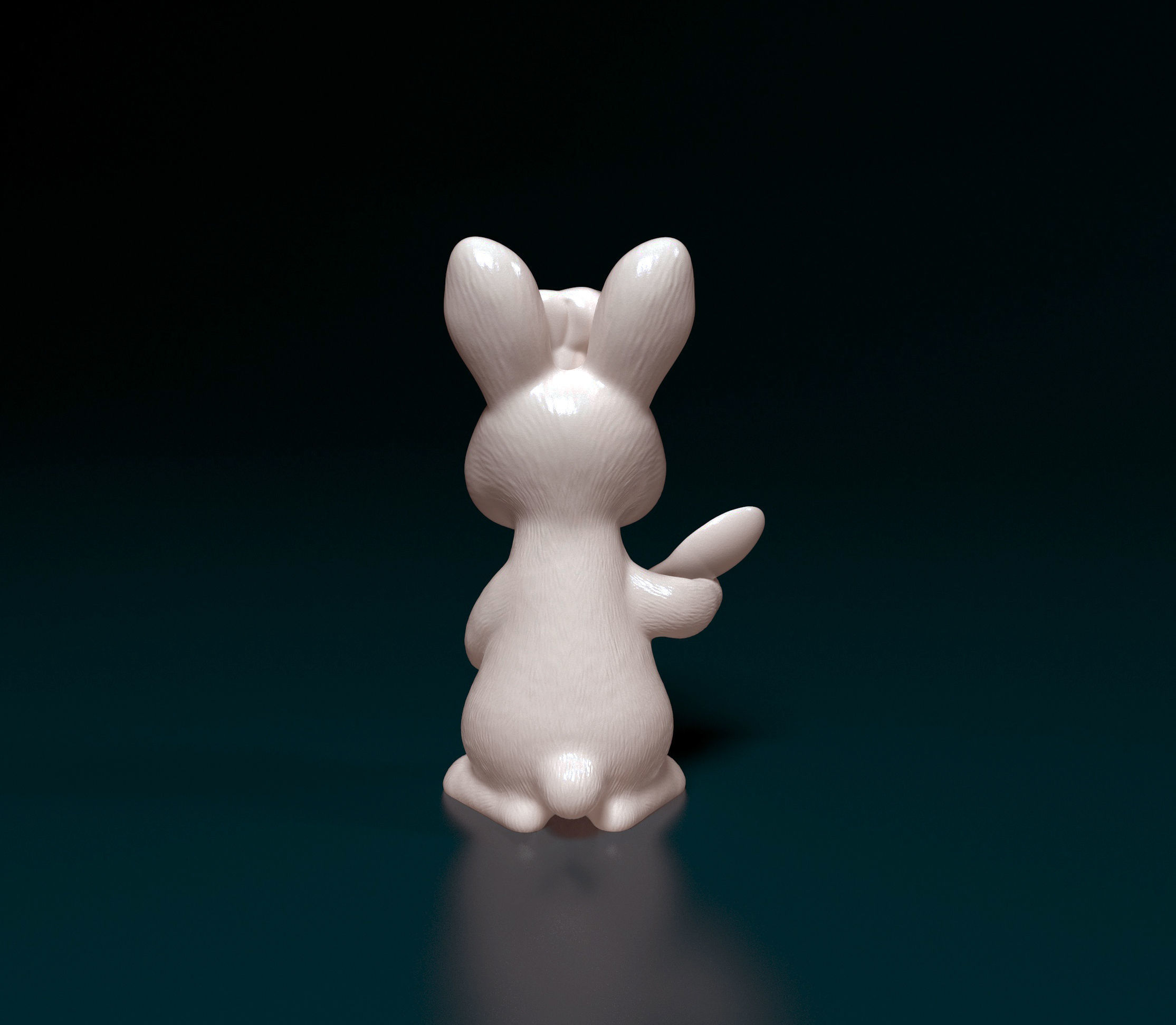 Rabbit cook 3D model 3D printable | CGTrader