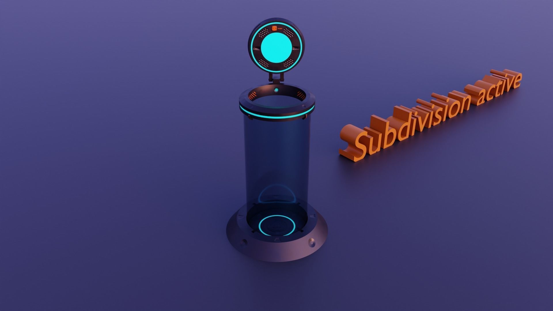 3D model Sci-fi pod capsule lowpoly model VR / AR / low-poly | CGTrader