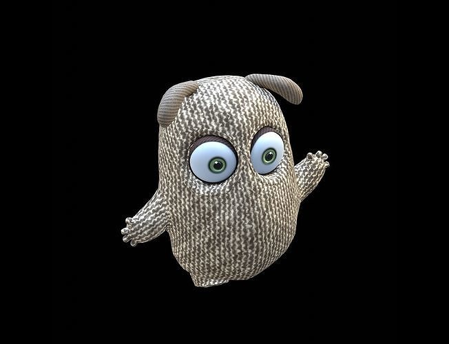 3D model Cute Cloth Monster VR / AR / low-poly | CGTrader