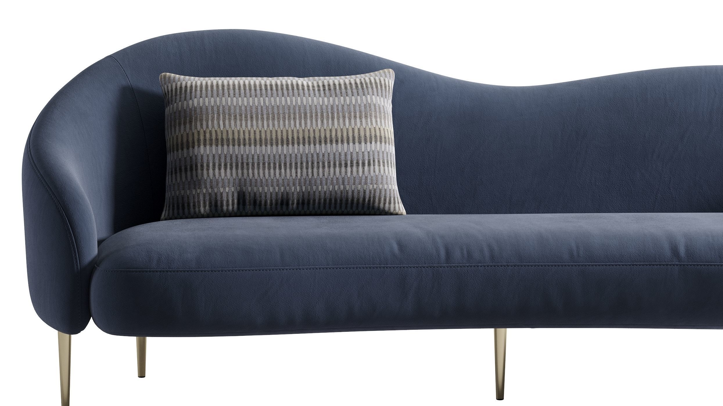 Shurtz Upholstered Sofa 3D model | CGTrader