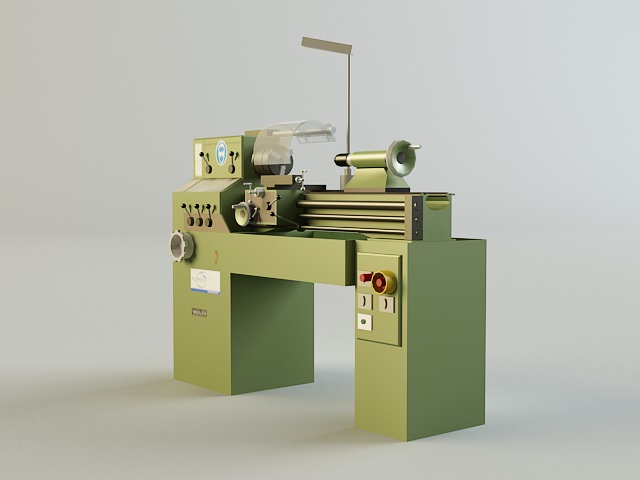 Turning Machine 3D model | CGTrader