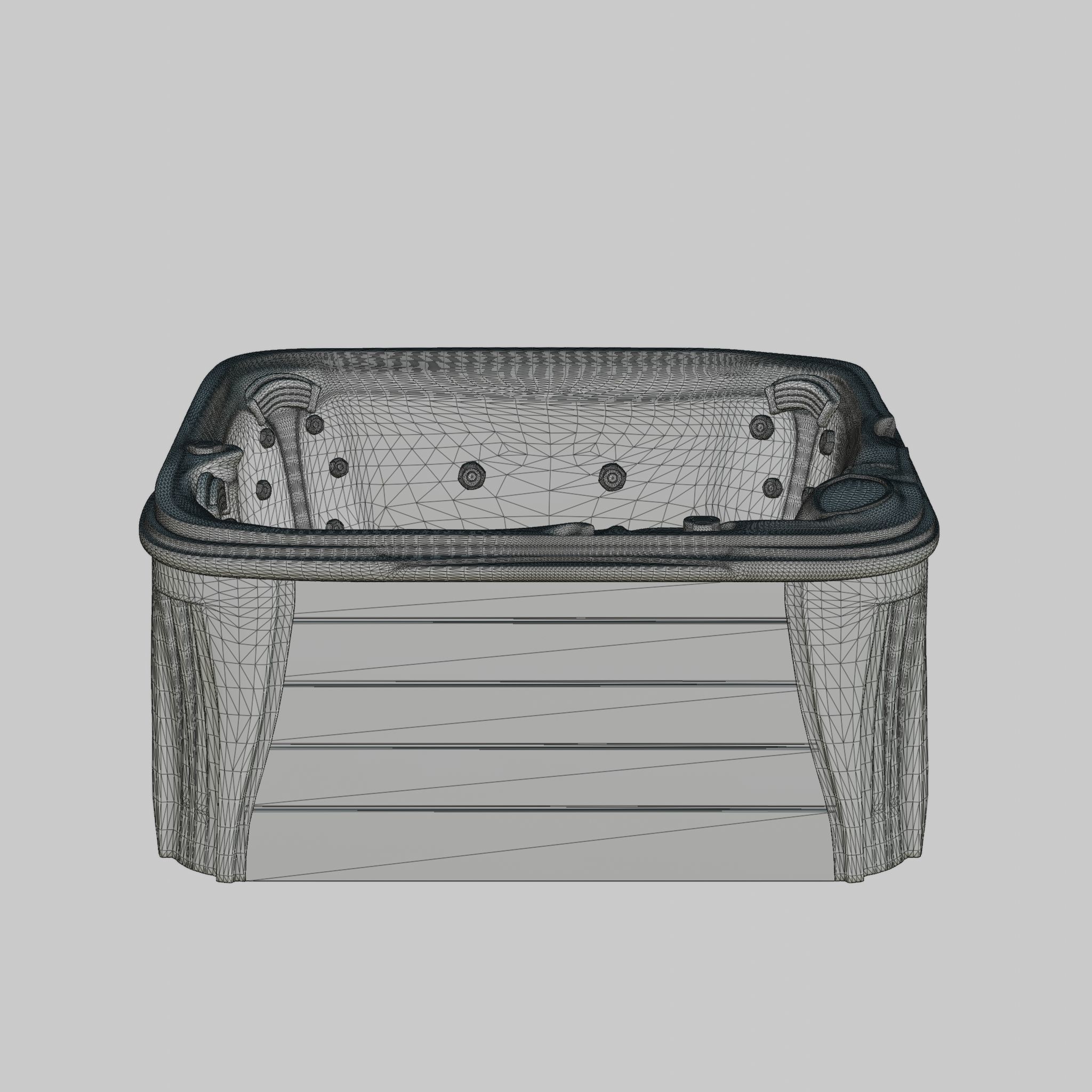 3D model 3D model of Hot Tub Jacuzzi Sundance Spas Berkeley VR / AR ...