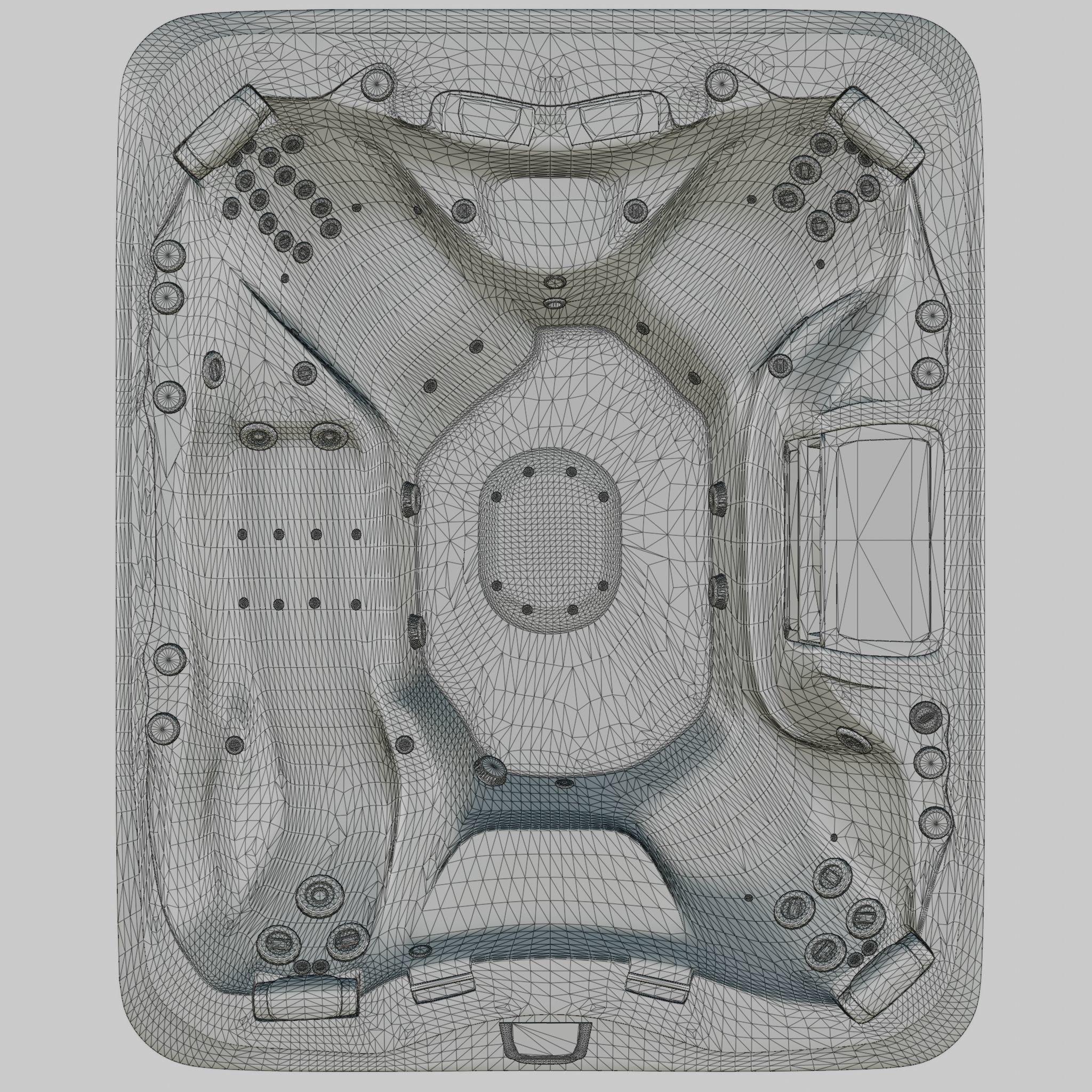 3D model 3D model of Hot Tub Jacuzzi Sundance Spas Maxxus VR / AR / low ...