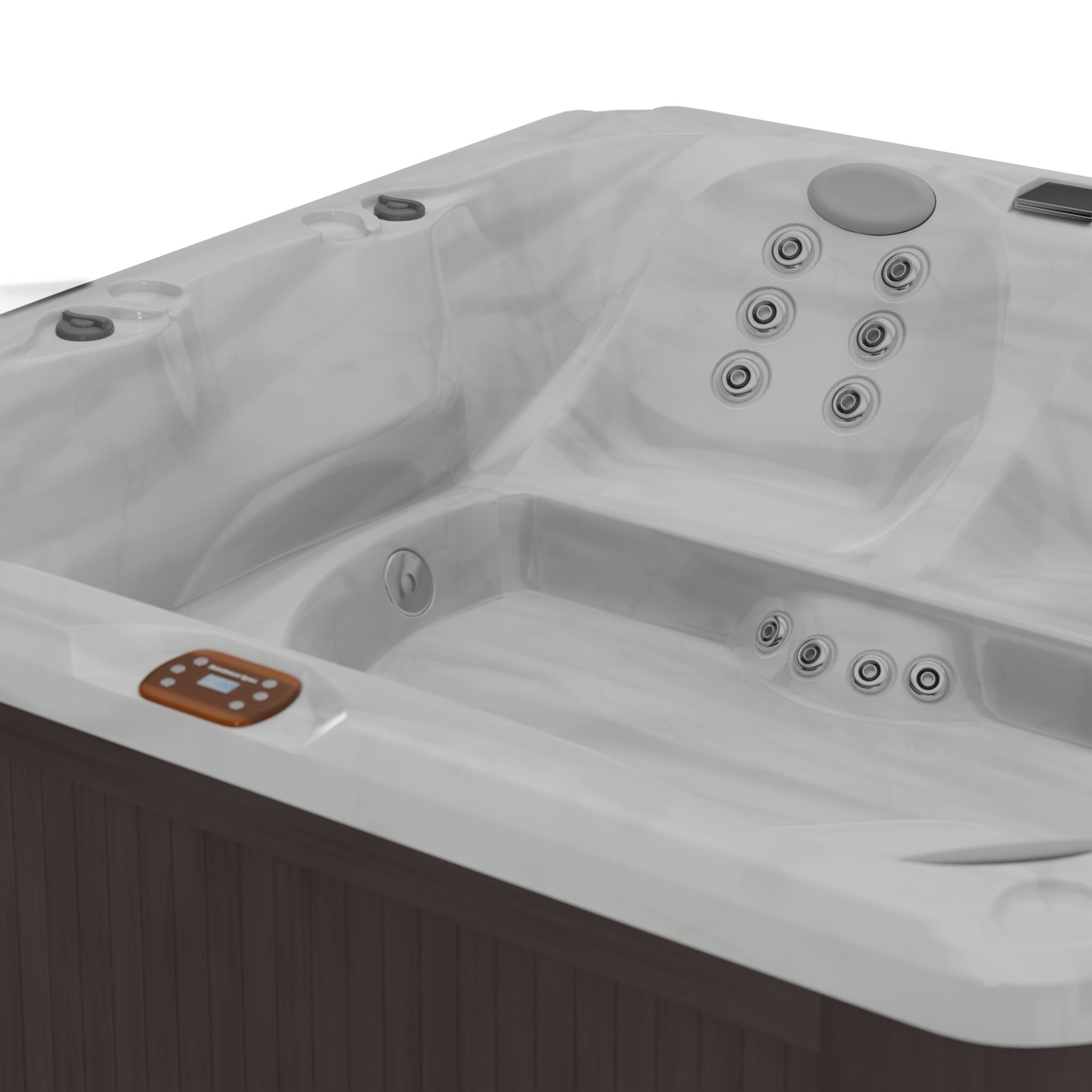 3D model 3D model of Hot Tub Jacuzzi Sundance Spas Prado VR / AR / low ...