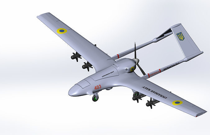 Bayraktar TB2 for 3d print 3D model 3D printable | CGTrader