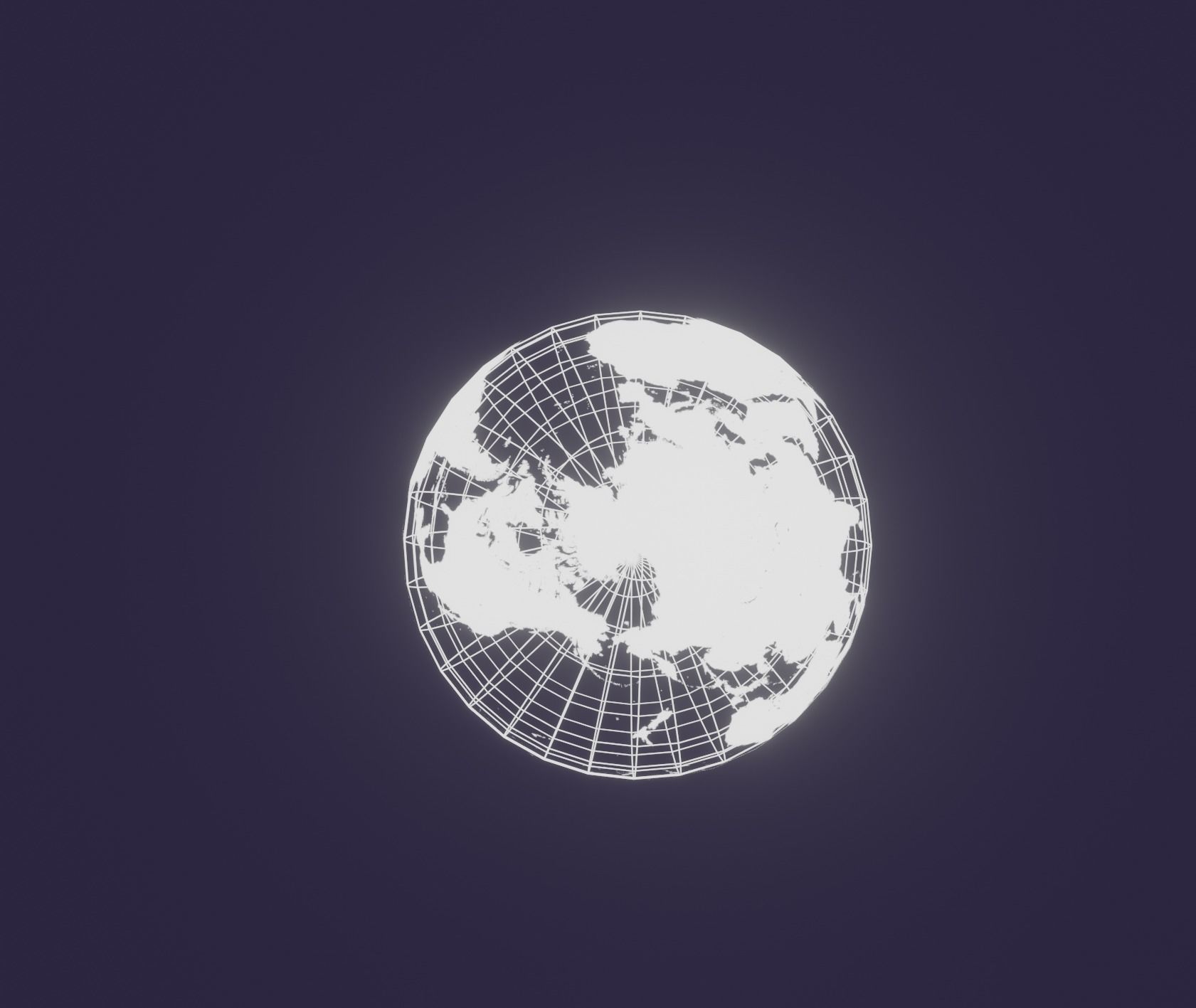 Wireframe earth free 3D model | CGTrader
