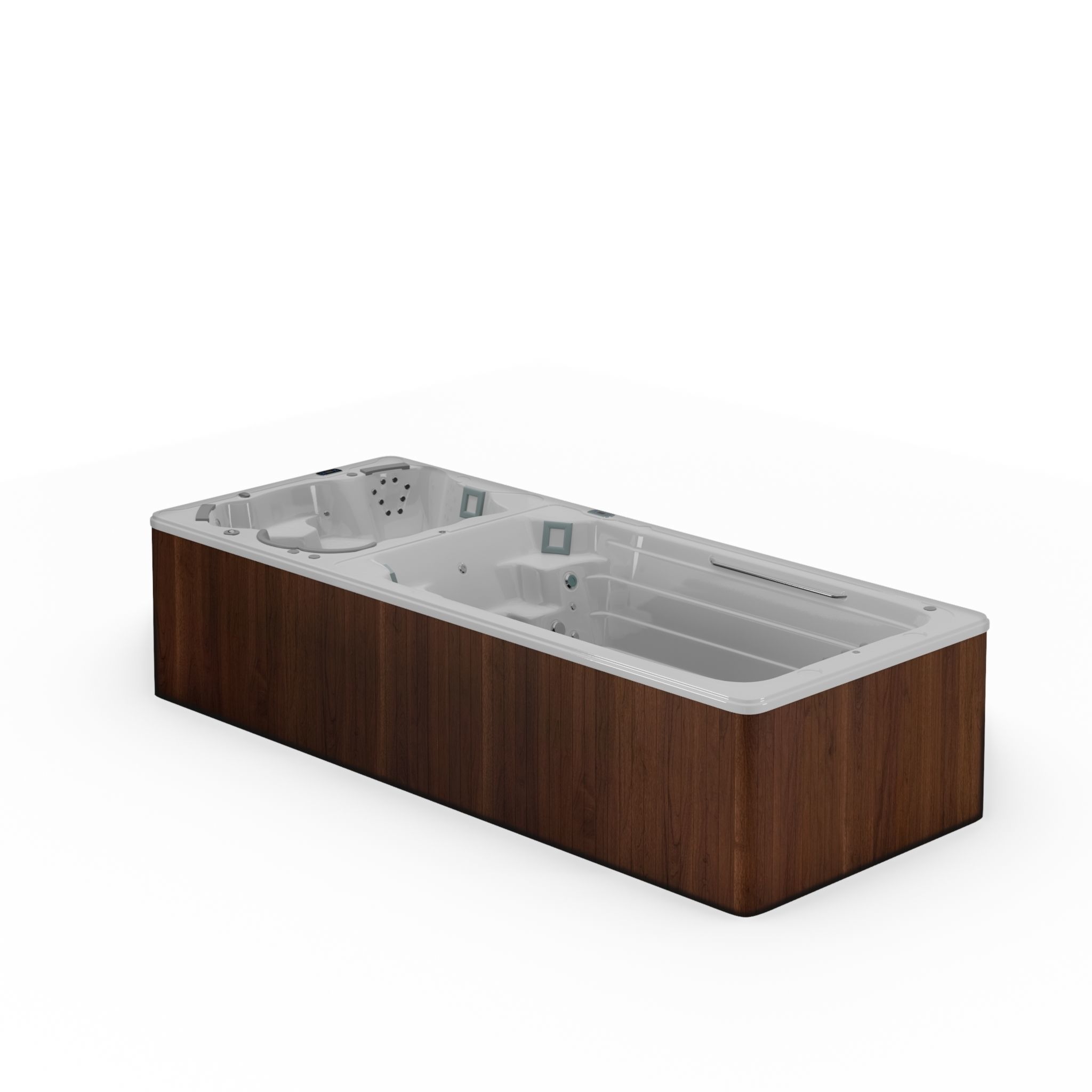 3D model 3D model of Hot Tub Jacuzzi Swim Life SwimStream VR / AR / low ...