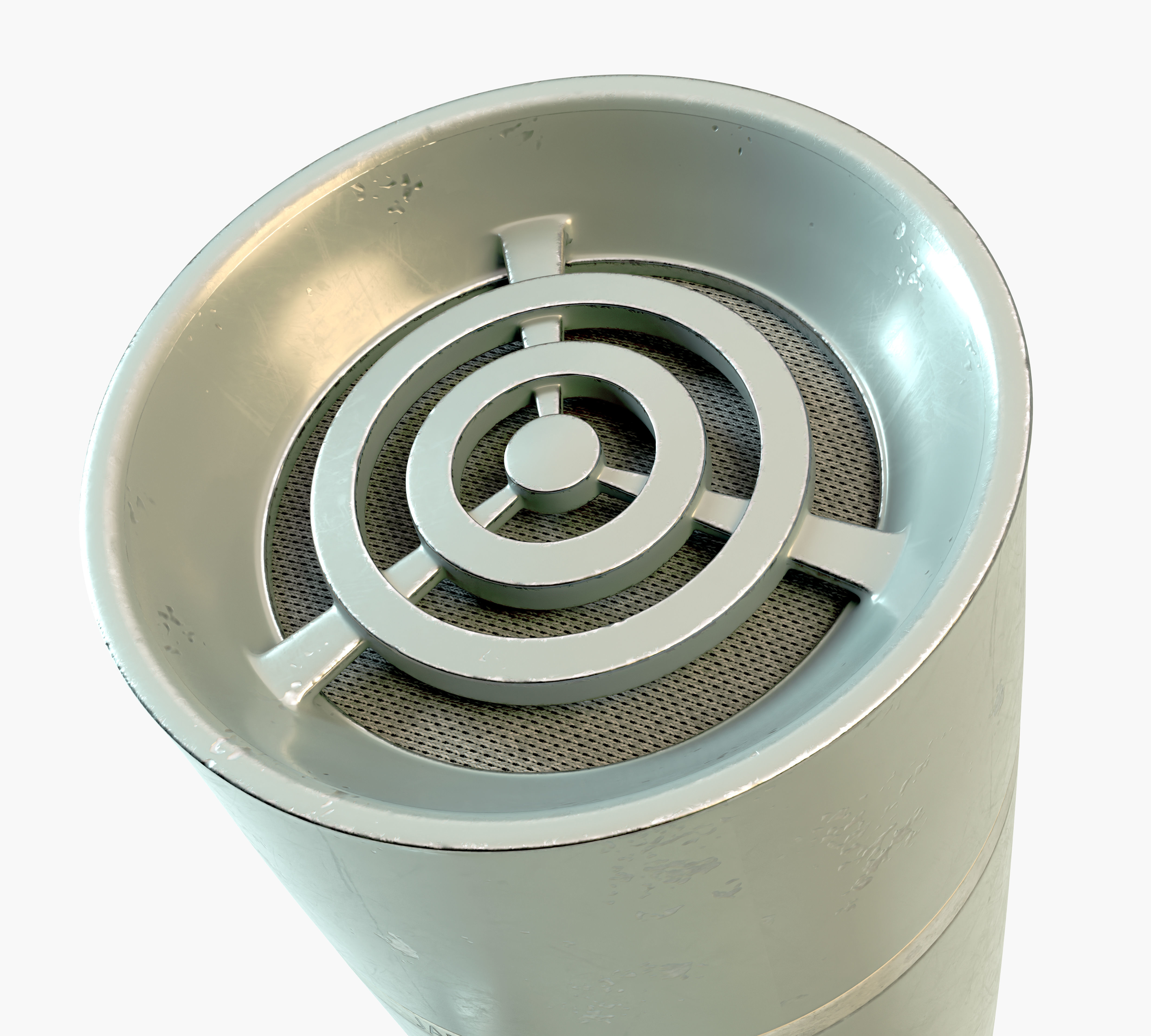 Vintage Japanese Desk Microphone 3D model | CGTrader