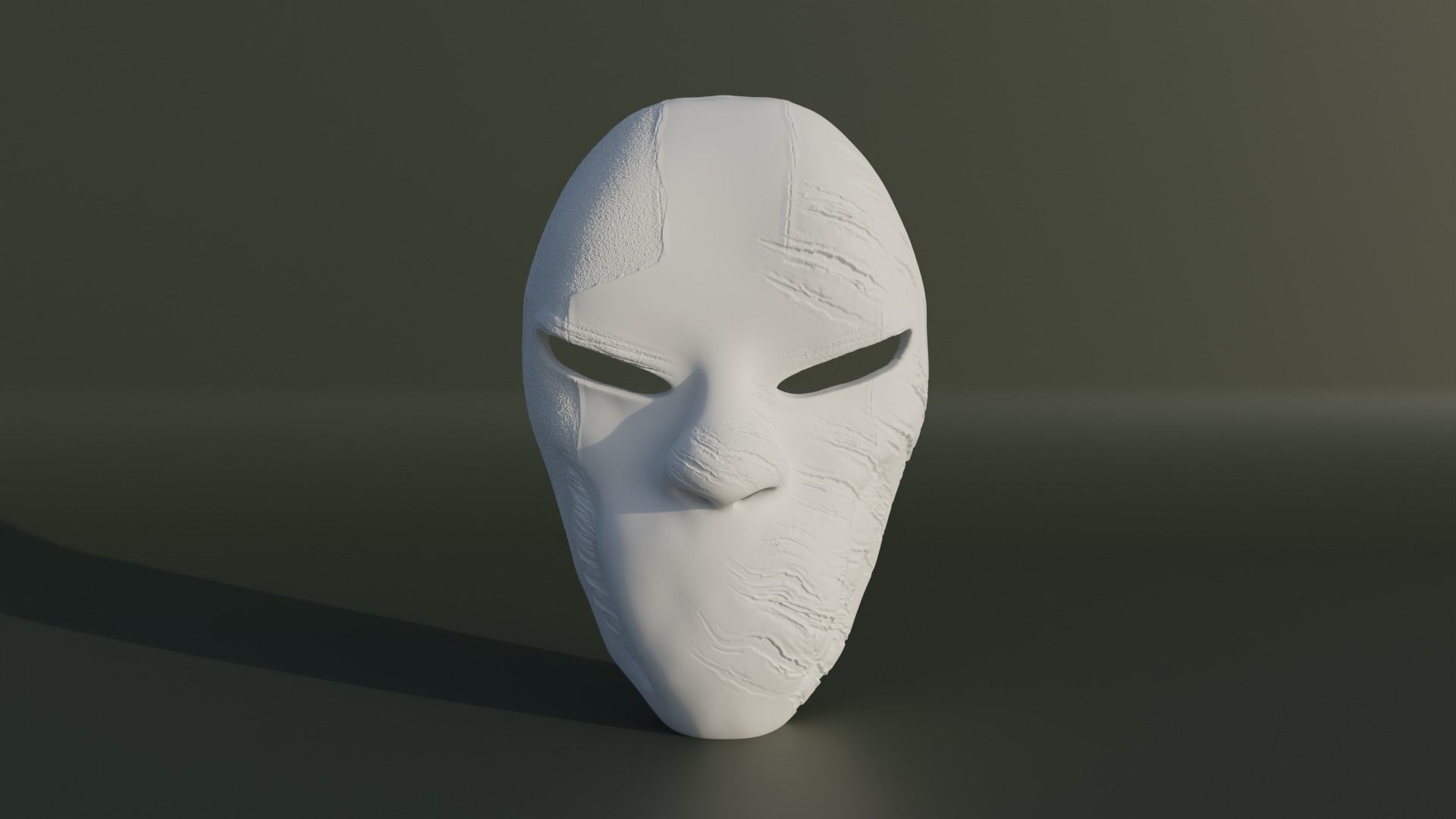 Injured Face Mask - Superhero Cosplay Mask 3D model 3D printable | CGTrader