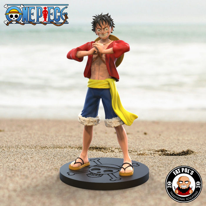 Luffy - One piece 3D model 3D printable | CGTrader