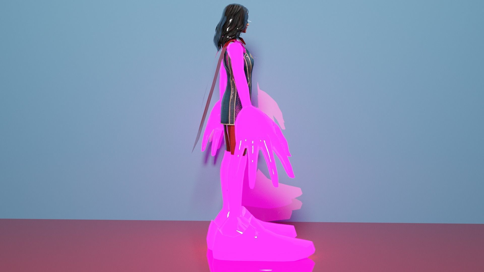 Ms Marvel 3D model rigged | CGTrader