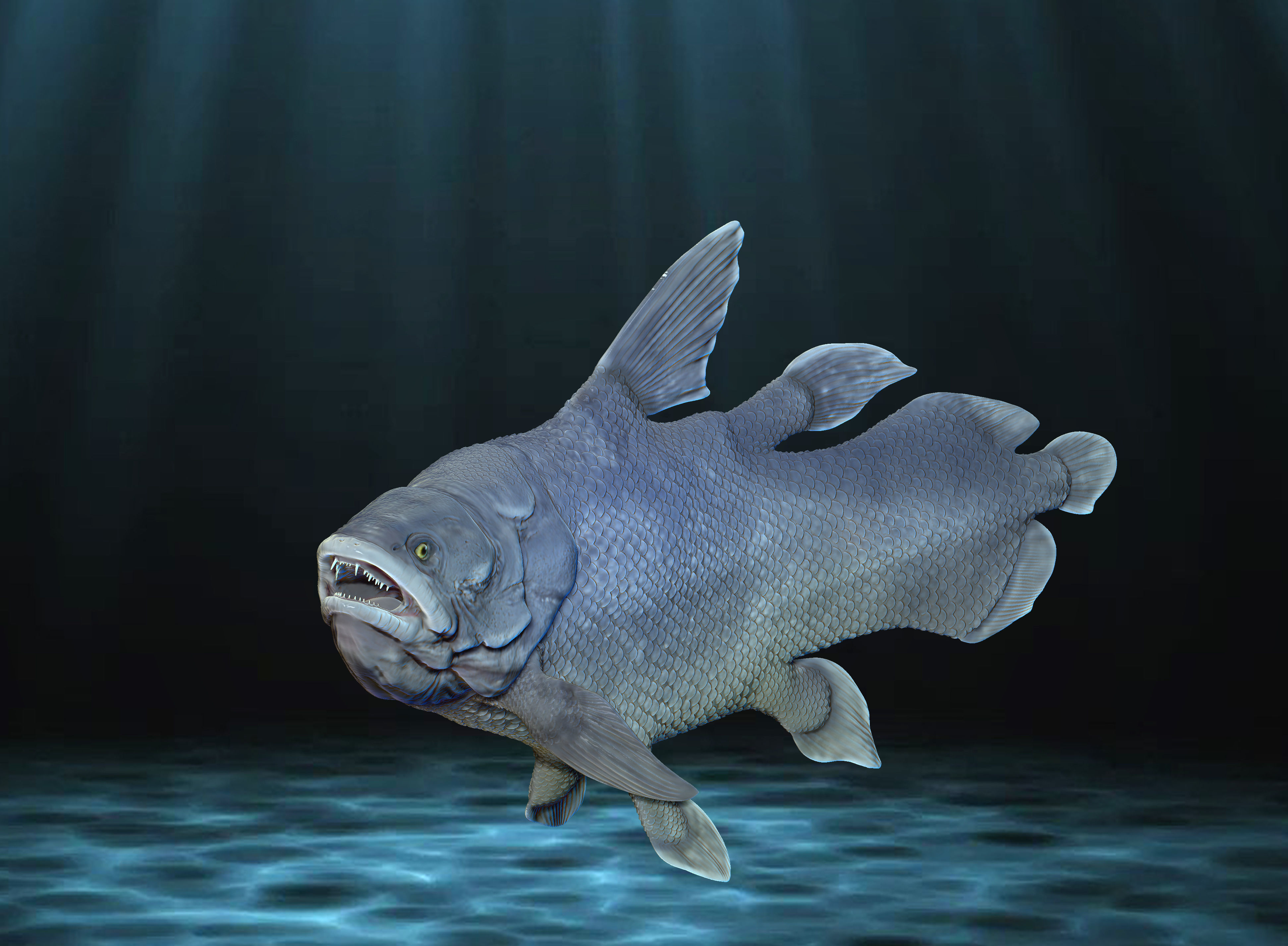 Coelacanth Latimeria fish 3D model 3D printable | CGTrader