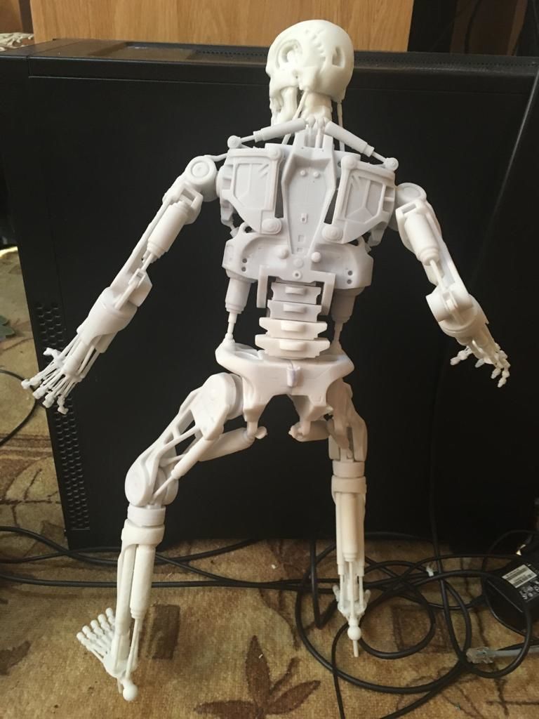 Terminator T-800 Endoskeleton Rekvizit T1 3D model 3D printable | CGTrader