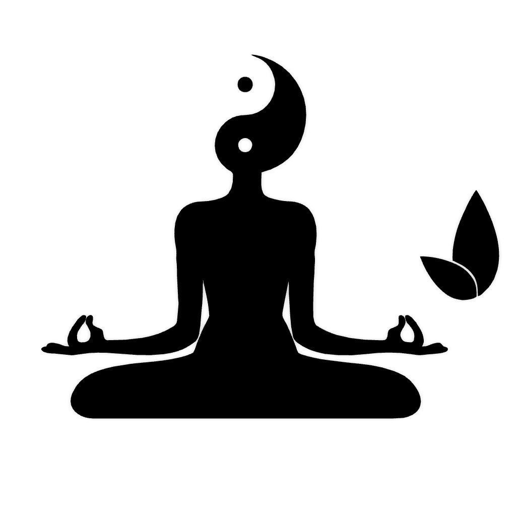 Yoga Meditation Wall Art 2D 3D model 3D printable | CGTrader