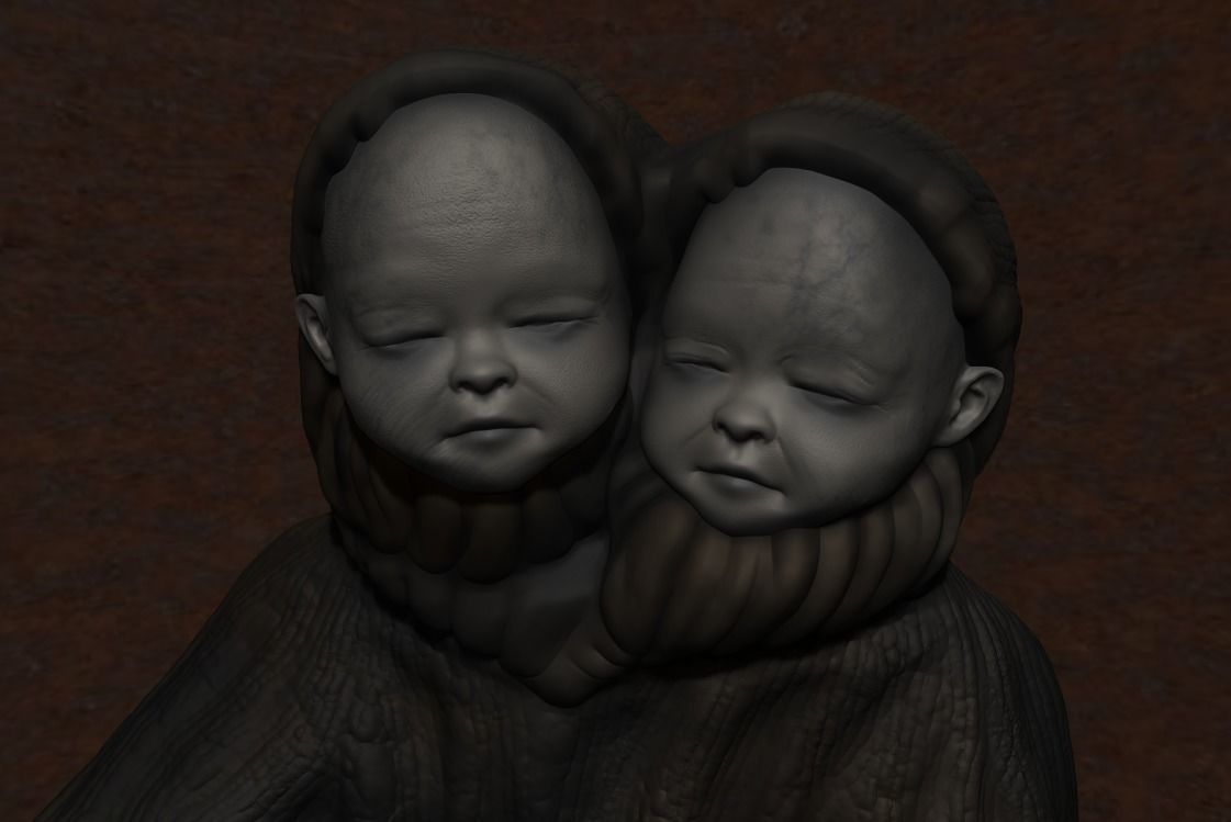 Twin Victims Silent Hill 3D model 3D printable | CGTrader