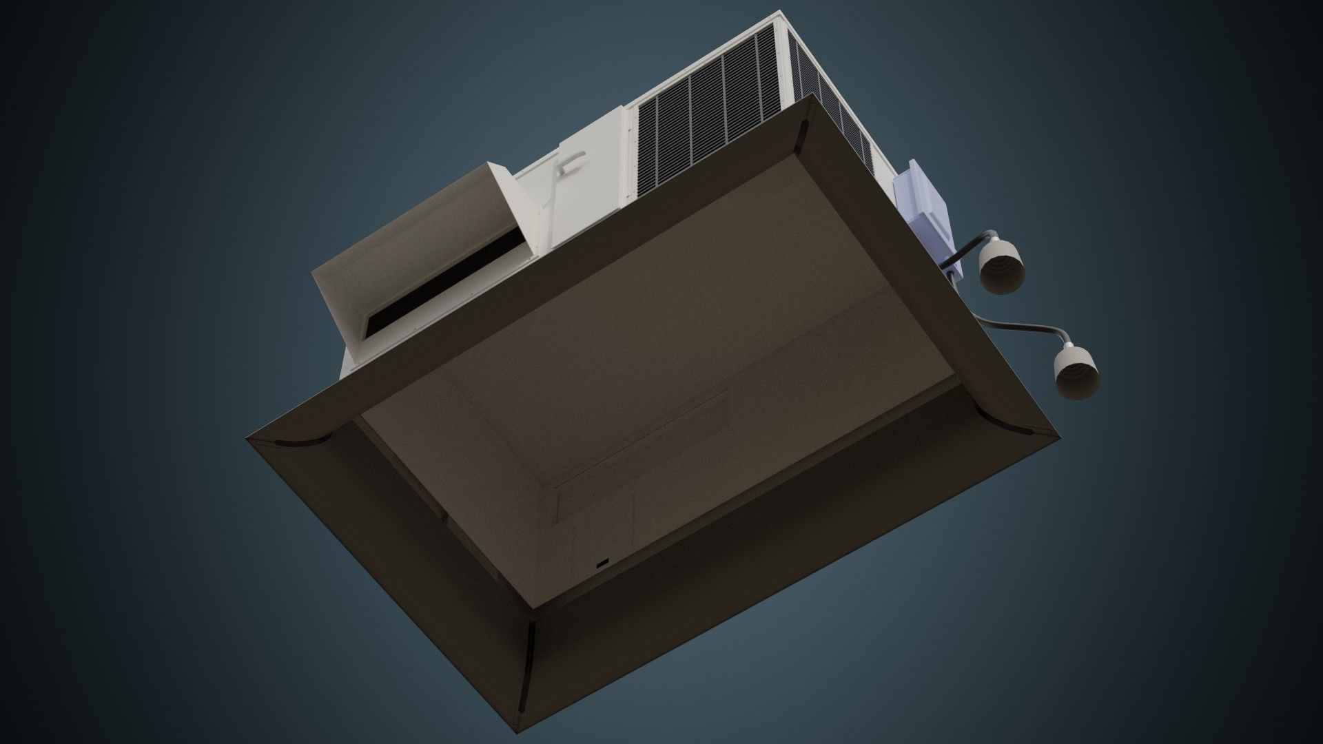 Rooftop AC Unit 6 Basic 3D model | CGTrader