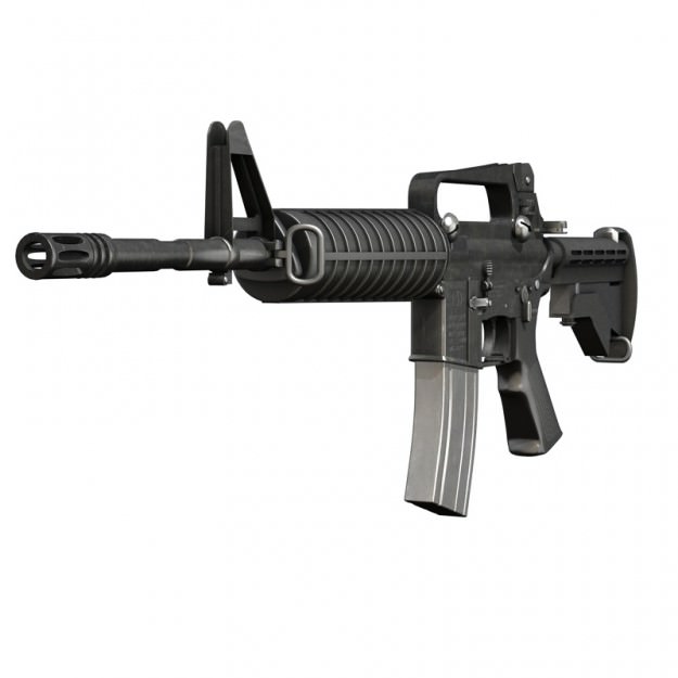 Colt M4a1 Carbine Assault Rifle 3d Model Cgtrader