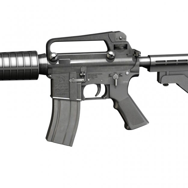 Colt M4A1 Carbine Assault rifle 3D model | CGTrader