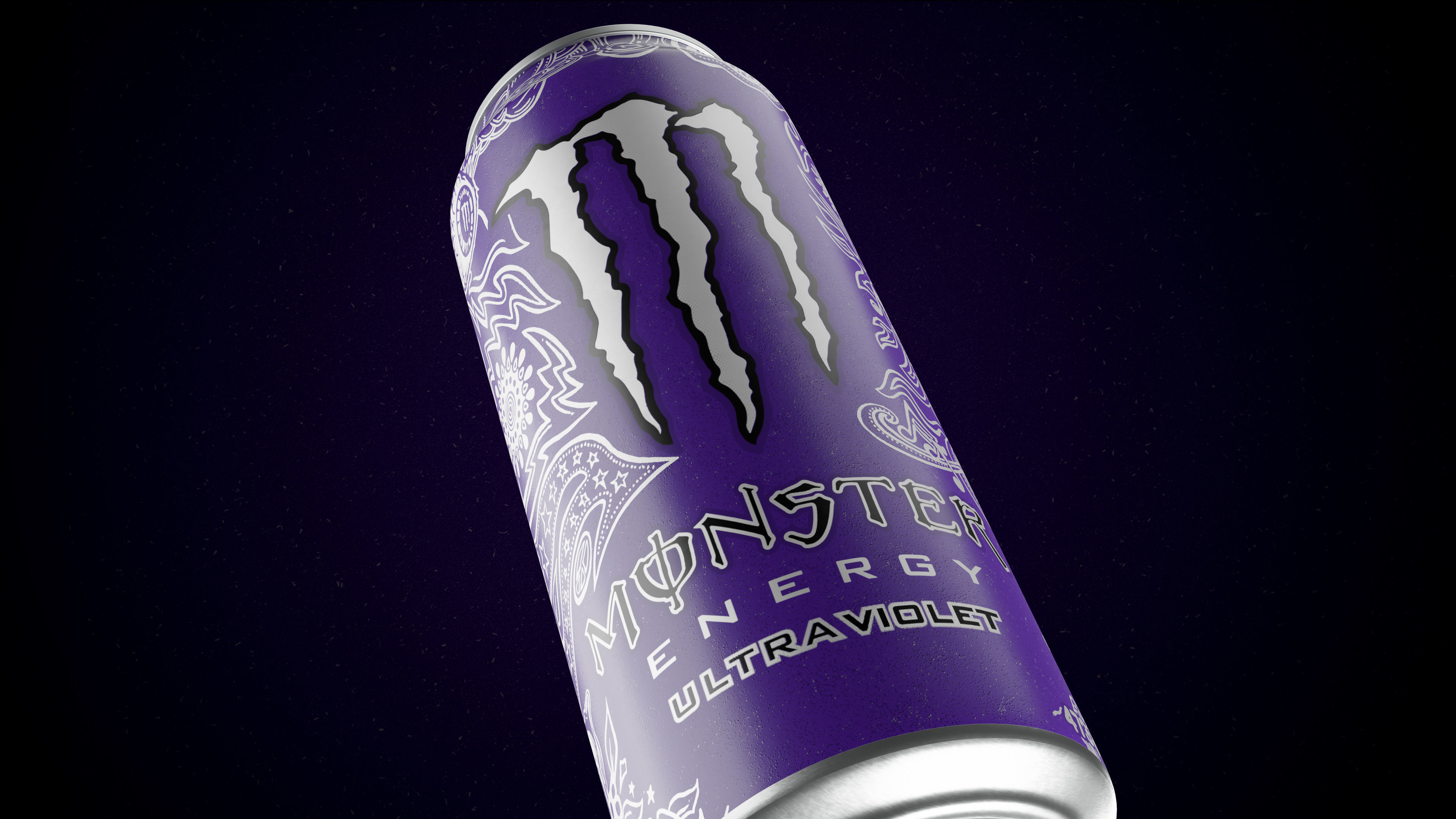 Monster energy Ultra Violet 3D Model PBR 3D model 3D model 3D model ...