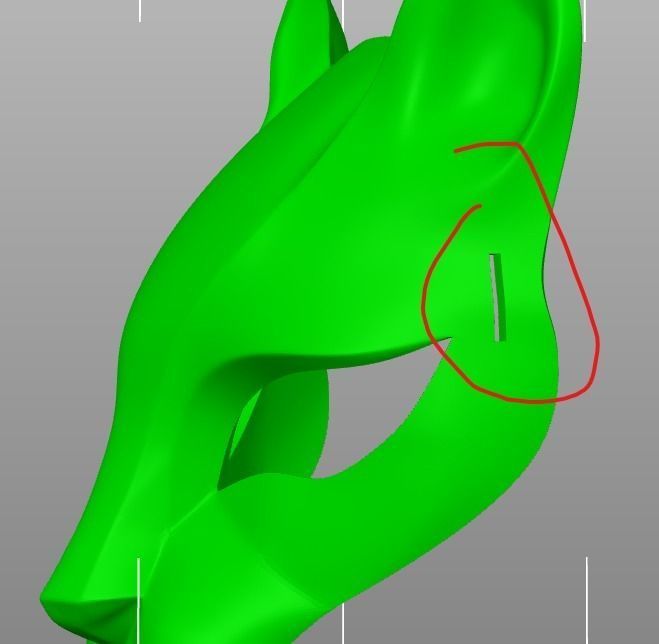 Cat mask V1 3D model 3D printable | CGTrader