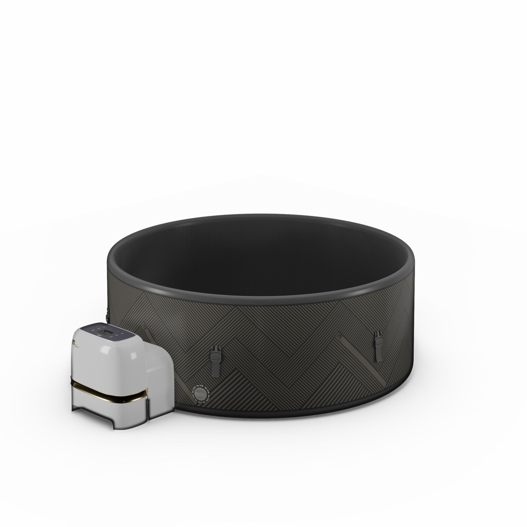 3D model 3D model of Hot Tub Jacuzzi MSPA Mono 6p VR / AR / low-poly ...