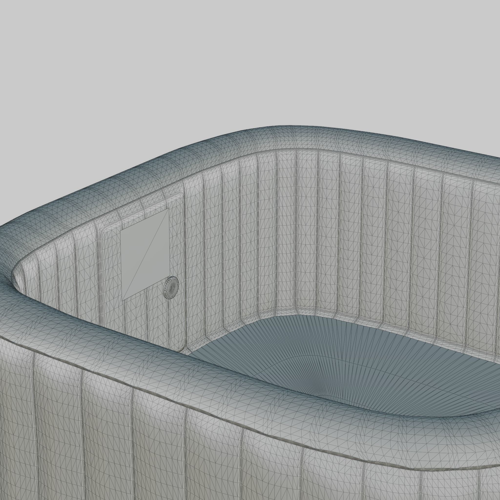 3D model 3D model of Hot Tub Jacuzzi MSPA Alpine 6p VR / AR / low-poly ...