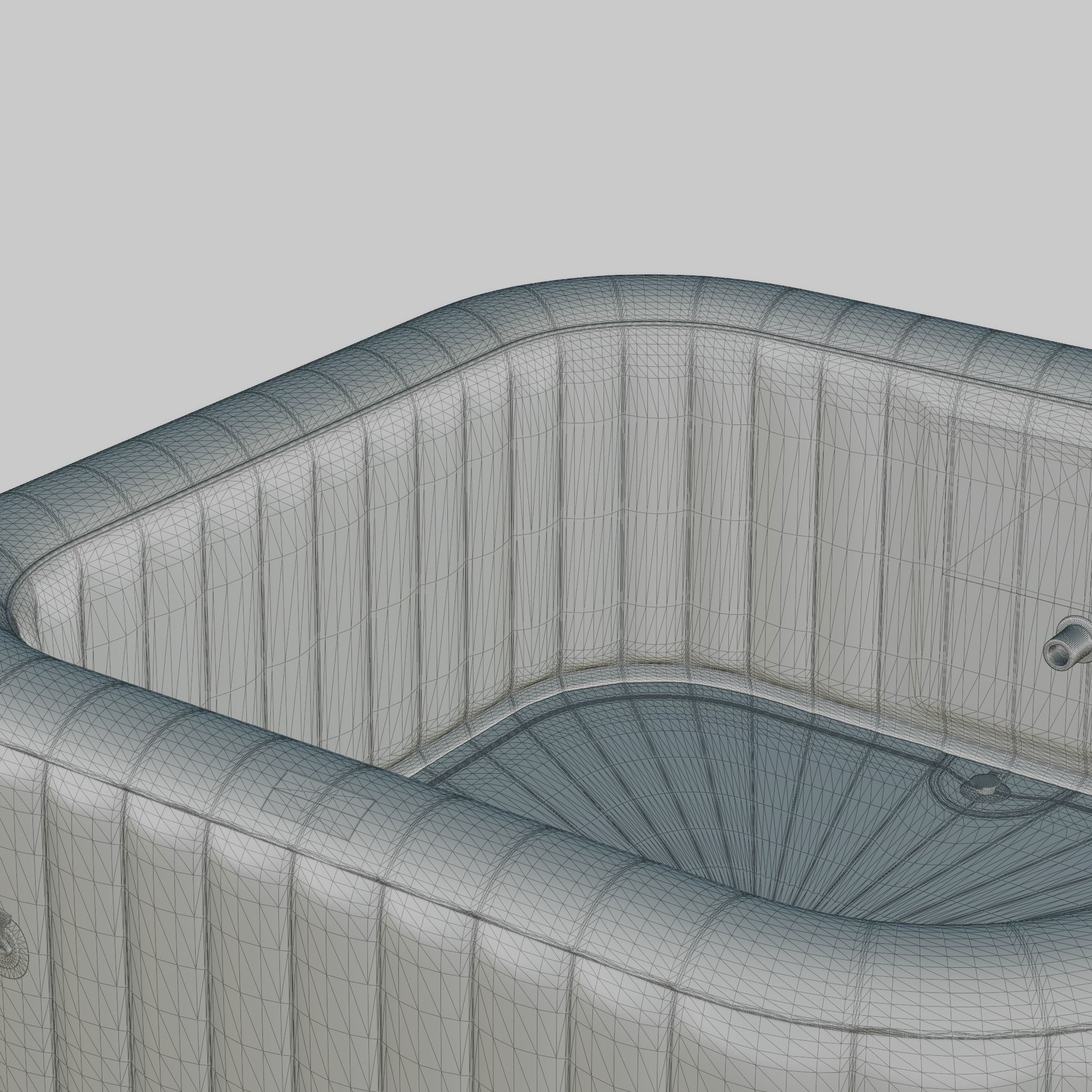 3D model 3D model of Hot Tub Jacuzzi MSPA Tekapo 6p Comfort VR / AR ...