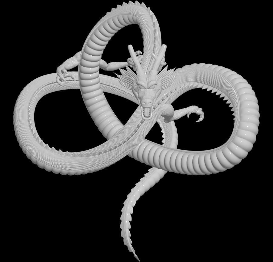 Dragon ball shenlong statue 3D print 3D model 3D printable | CGTrader